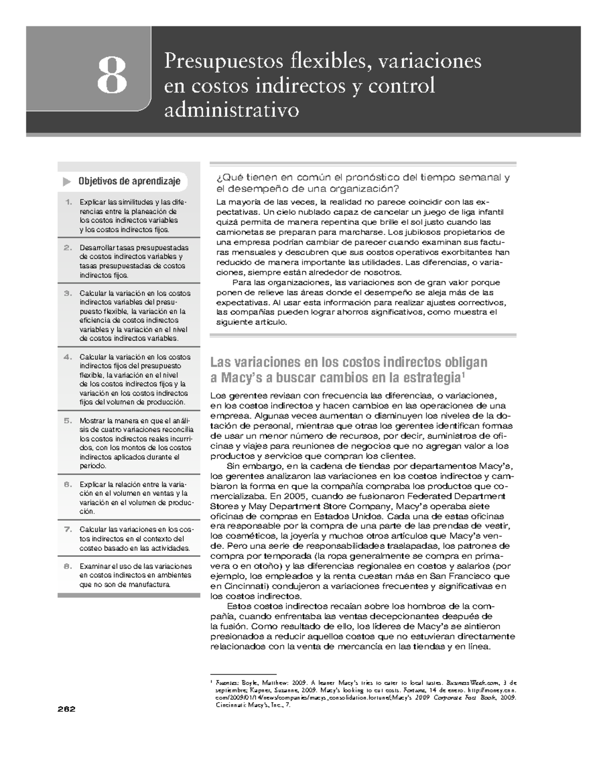 Capítulo 8 - capitulo 8 del libro de HORNGREN - ¿Qué tienen en común el ...