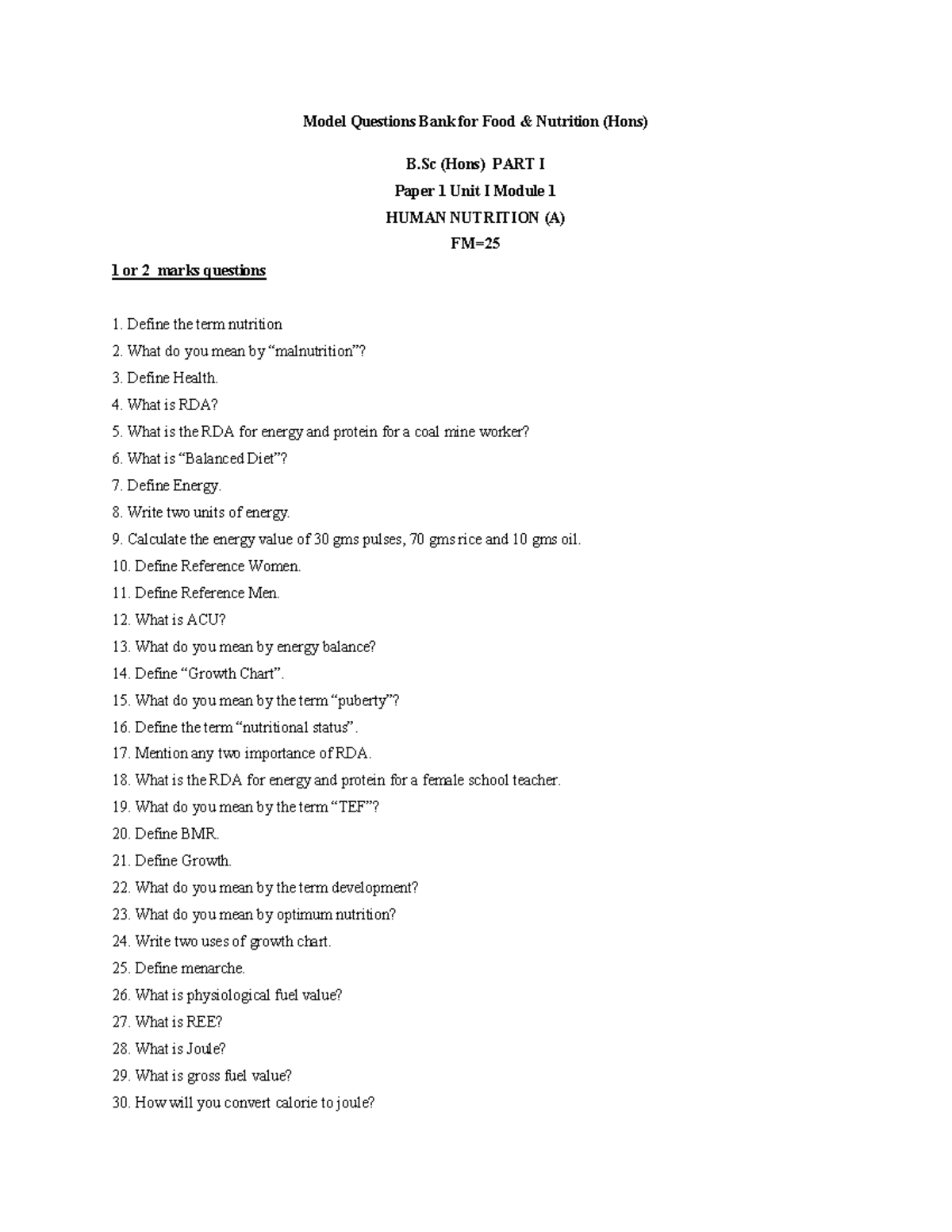 Stanford Introduction to Food & Health Certificate - Model Questions ...