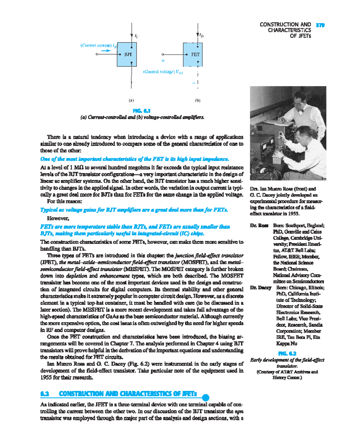 Field effect transistors - Electronic Circuit: devices and analysis ...