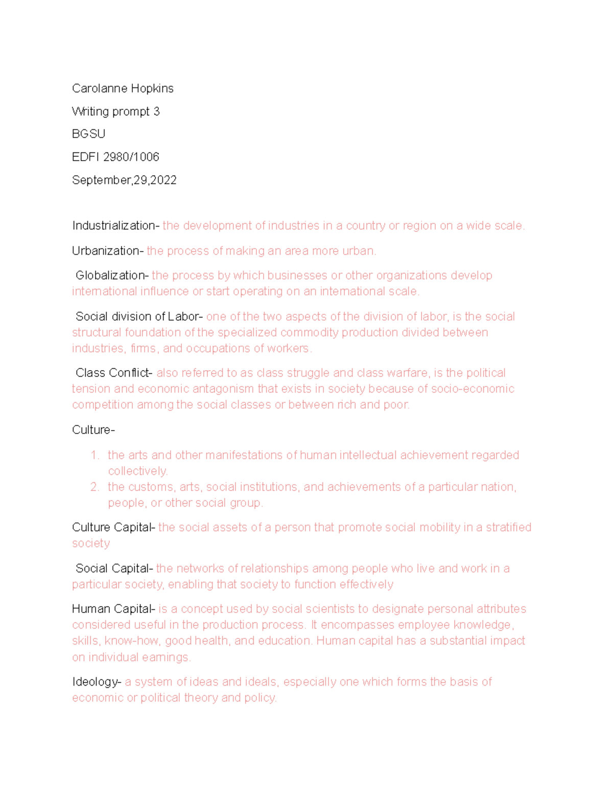 Writing Prompt #3-carolanne hopkins - Carolanne Hopkins Writing prompt ...