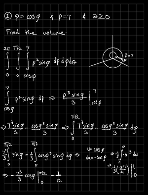 [Solved] Write six different iterated triple integrals for the volume - Calculus III (MATH 20300 ...
