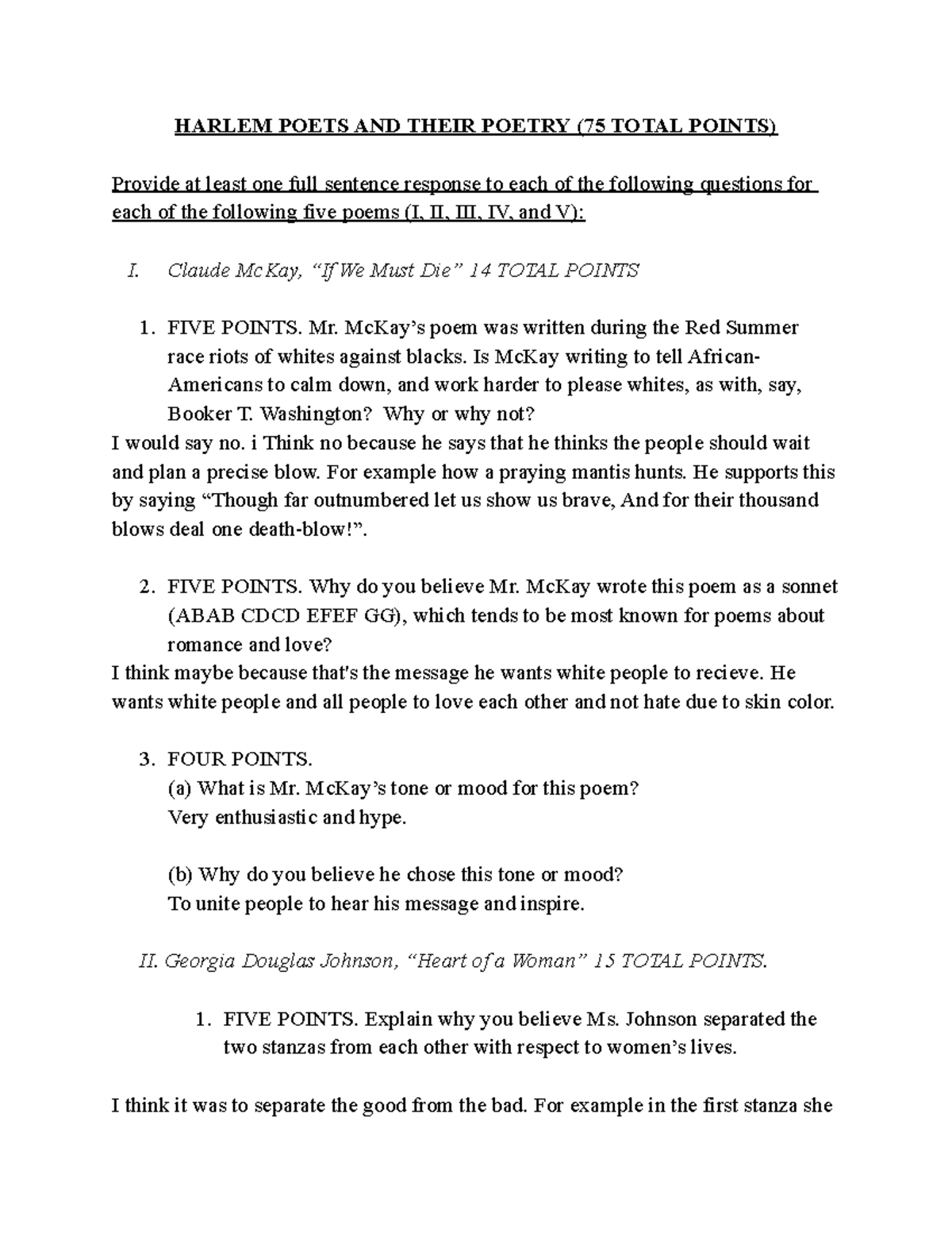 Copy of Harlem Renaissance Poets US History - HARLEM POETS AND THEIR ...