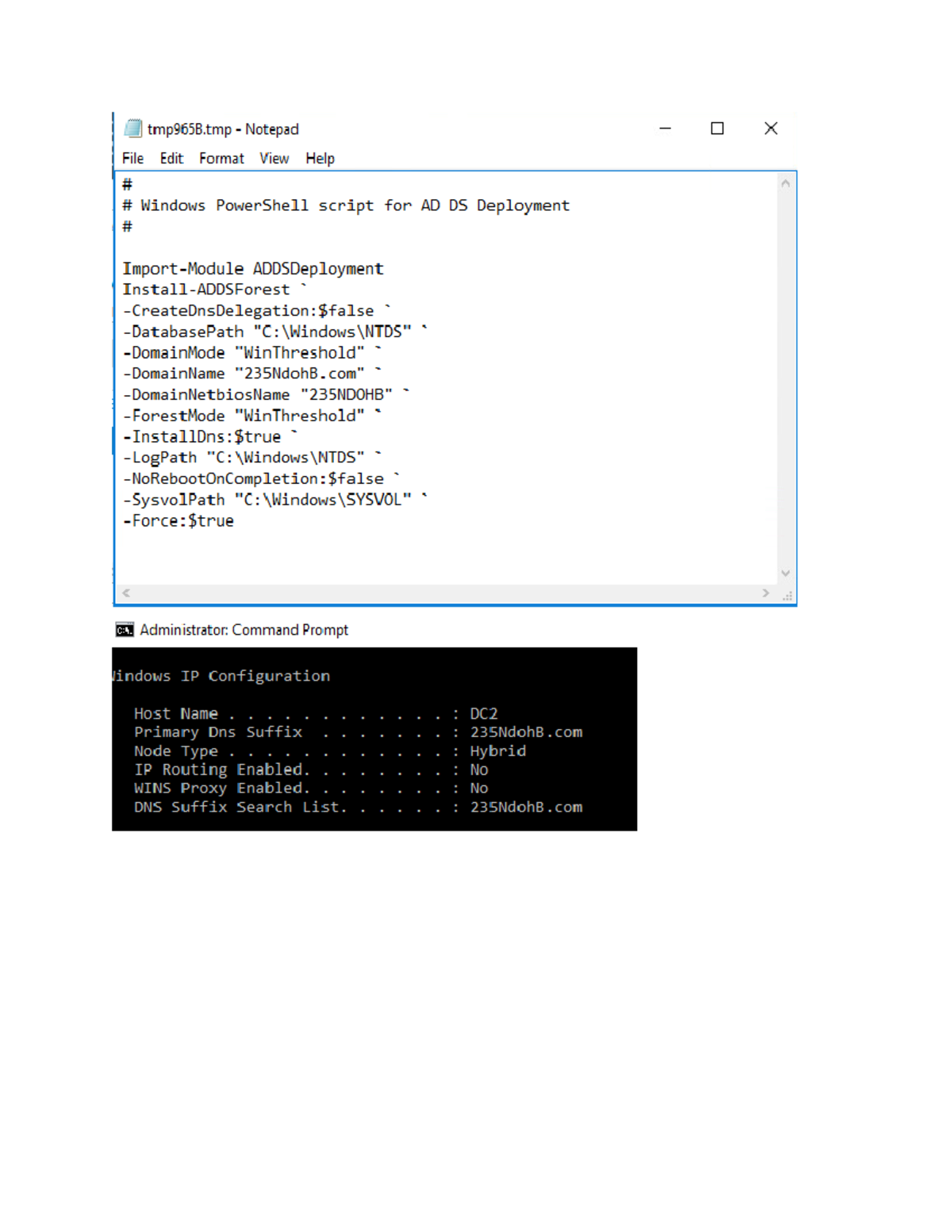 Doc2 - n/a - CDF 251 - Studocu