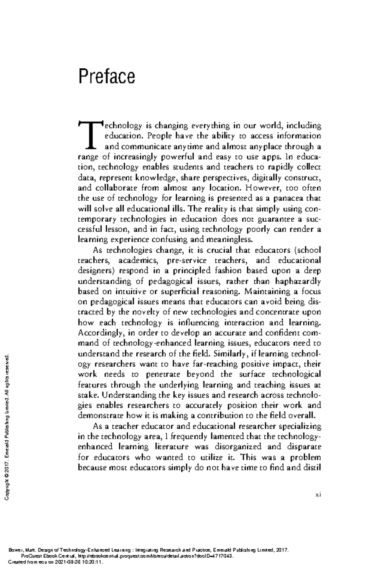 ICT assignment preface notes - Preface T echnology is changing ...