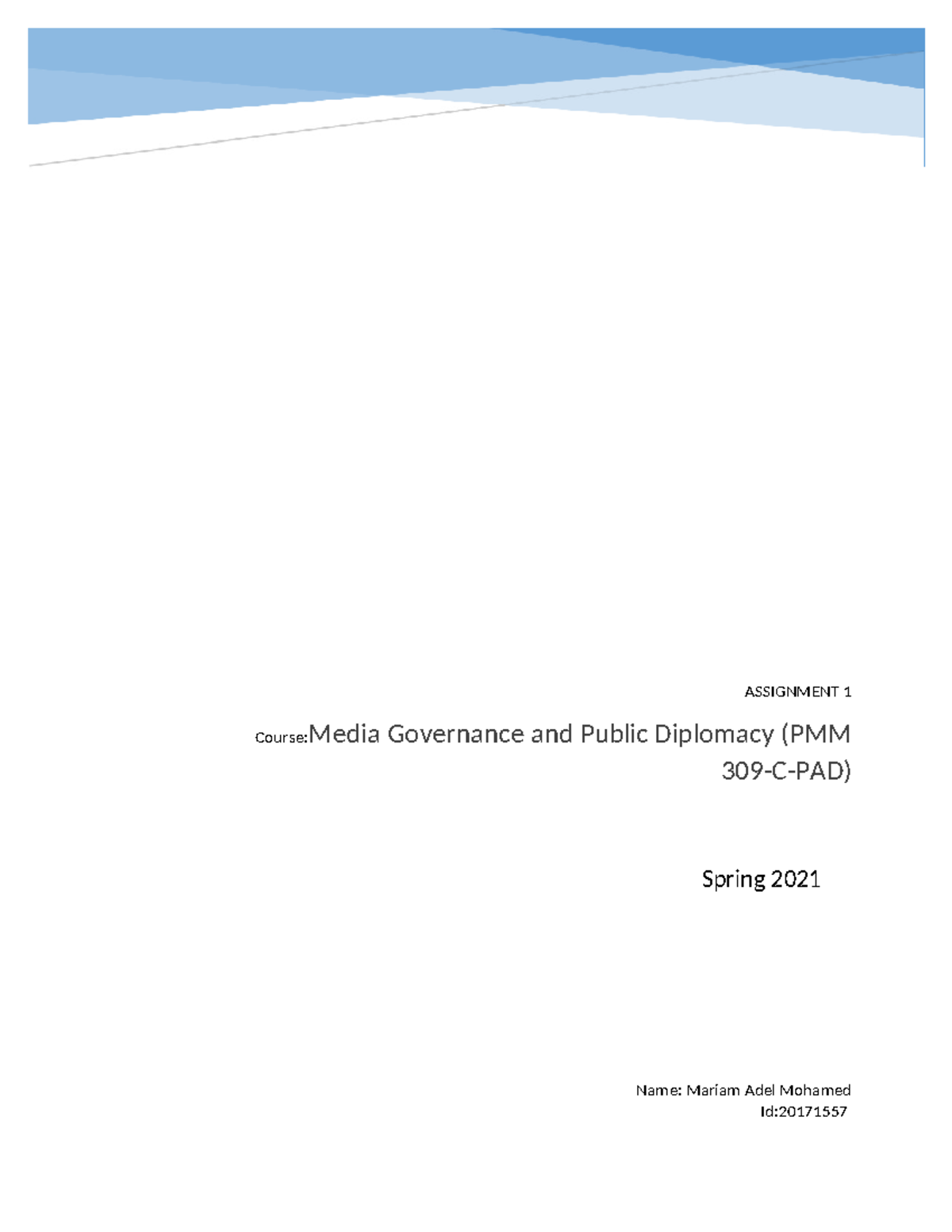 Assignment one - Stra - e.g. Institucion Educativa Mercedes Manrique ...