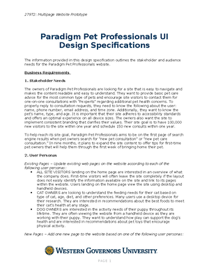 Student Project Submission Form - D276 - UCM1: Multipage Website ...