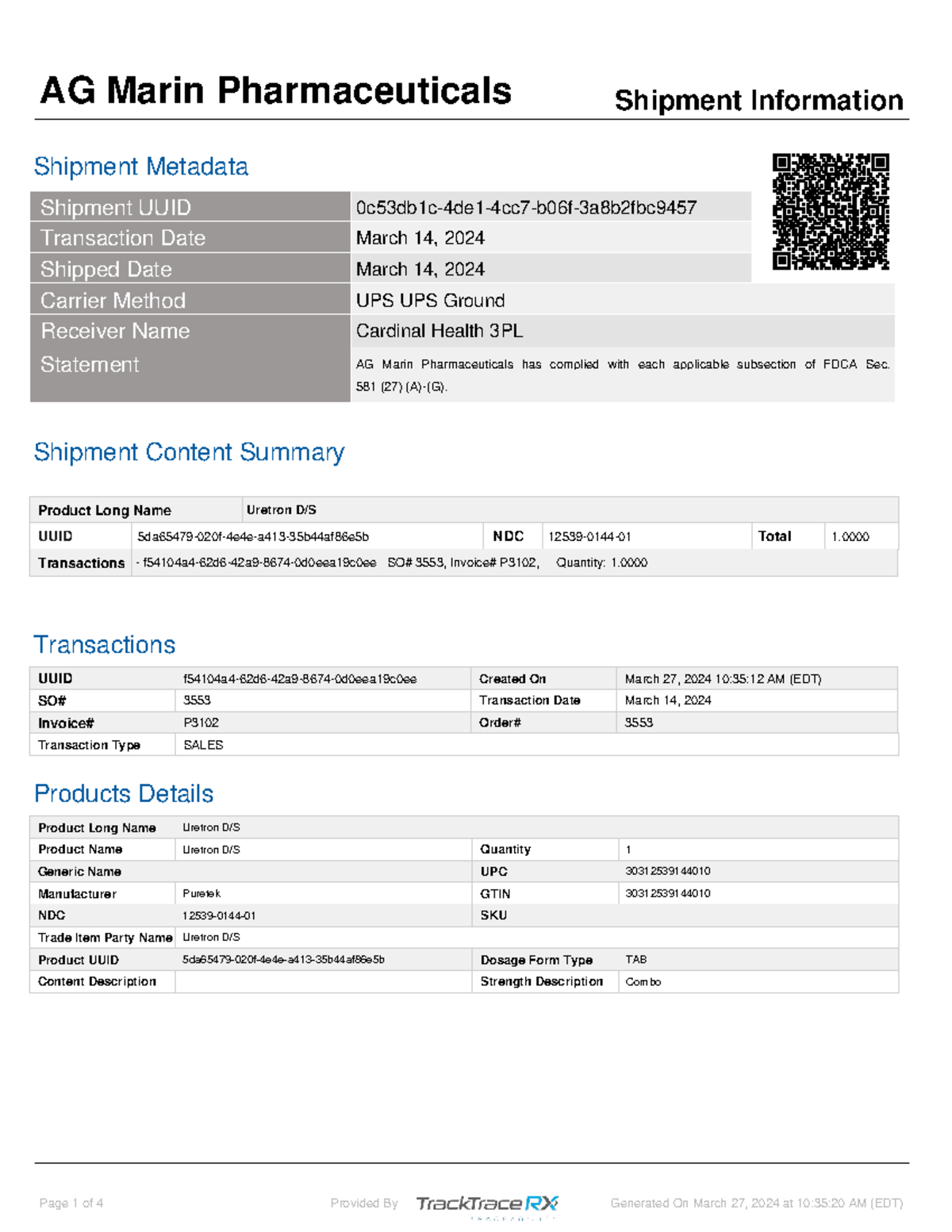 Shipment 0c53db1c-4de1-4cc7-b06f-3a8b2fbc9457 - Page 1 of 4 Provided By ...