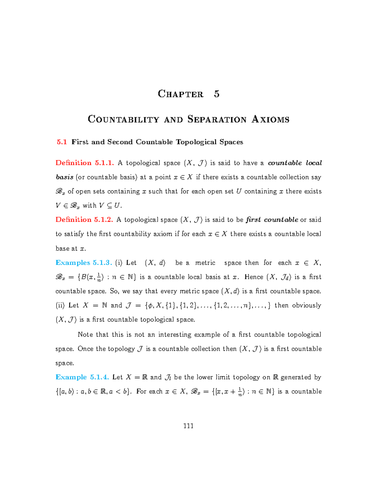 Chapter 5 - Topology - ♣t r 5 ♦ ♥t t② ♥ ♣ r t ♦♥ ① ♦♠s 5 First and ...