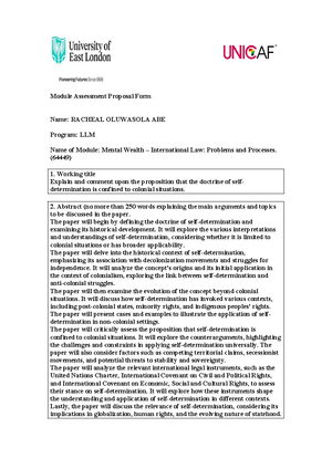 Assessment Brief for Assesment Point 2 - Assessment Brief and Feedback ...