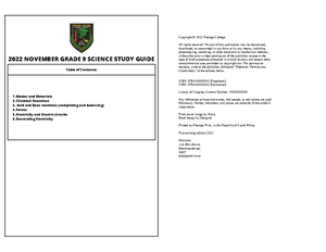 Term 4 - Grade 9 Natural science term 4 notes - ####### Planetary ...