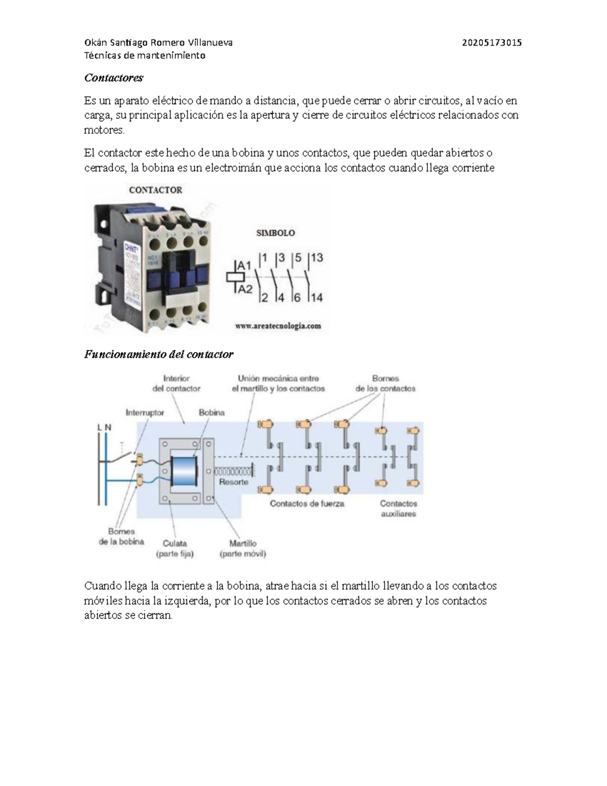 Contactores - Informacion e investigacion de que es un contactor y como ...