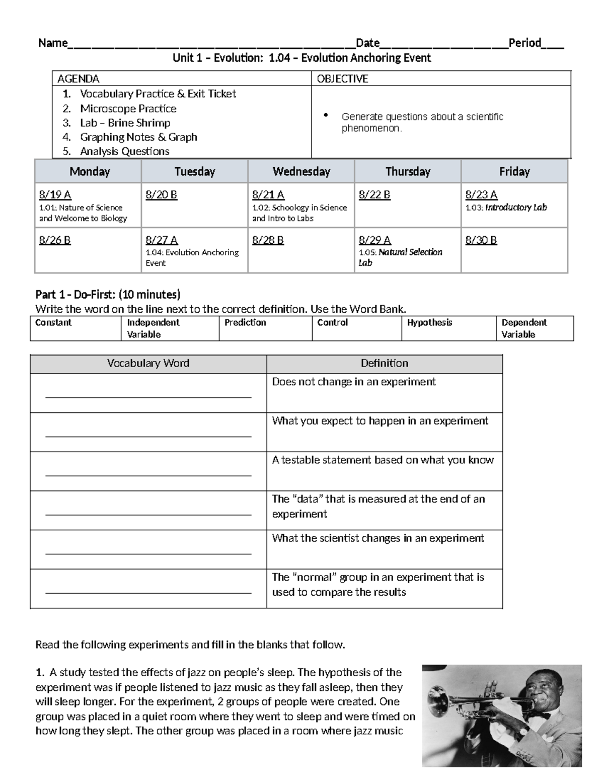 1.03 Experimental Design Practice - - Studocu