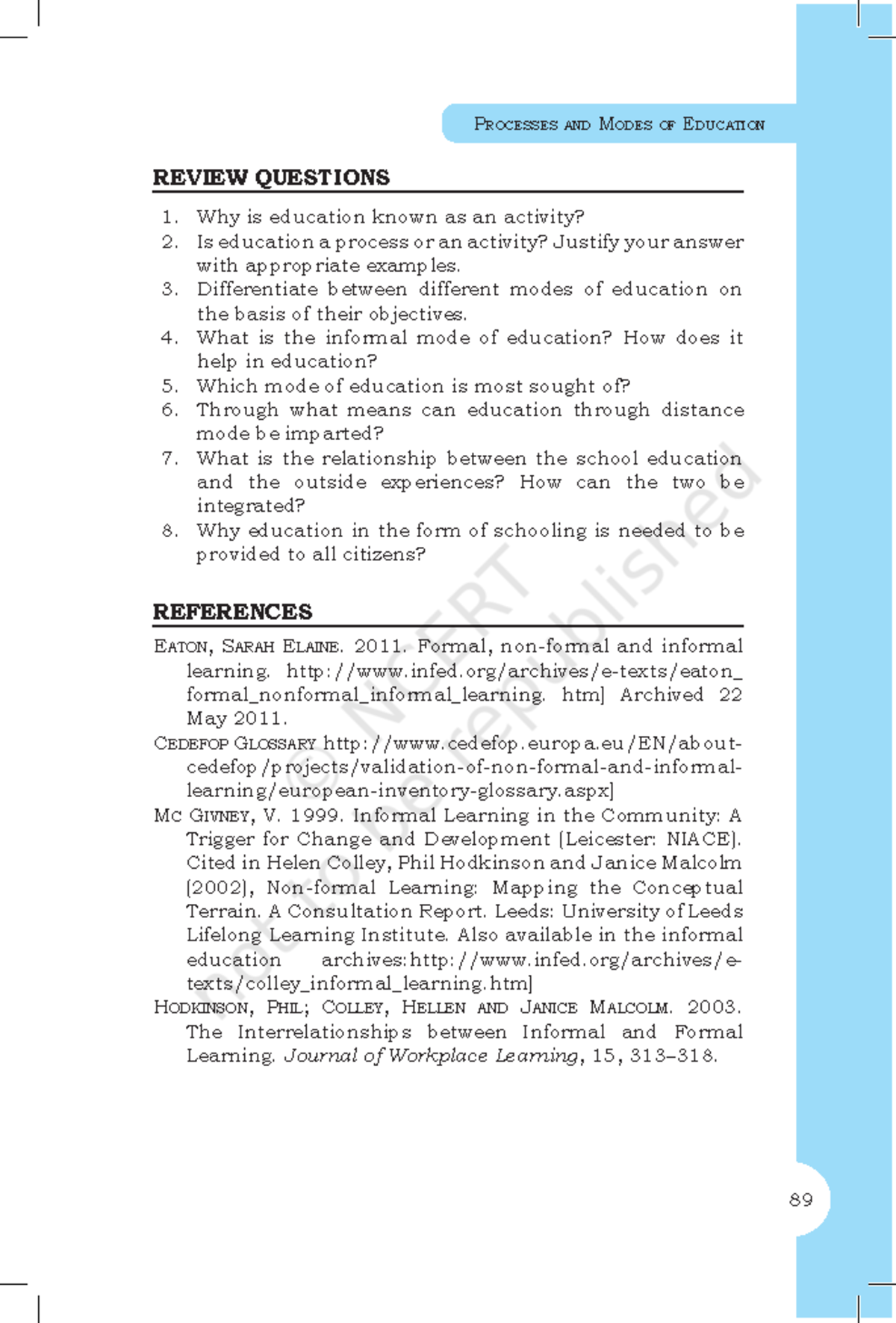 Educationn 33 - Education aims to develop children into good citizens ...