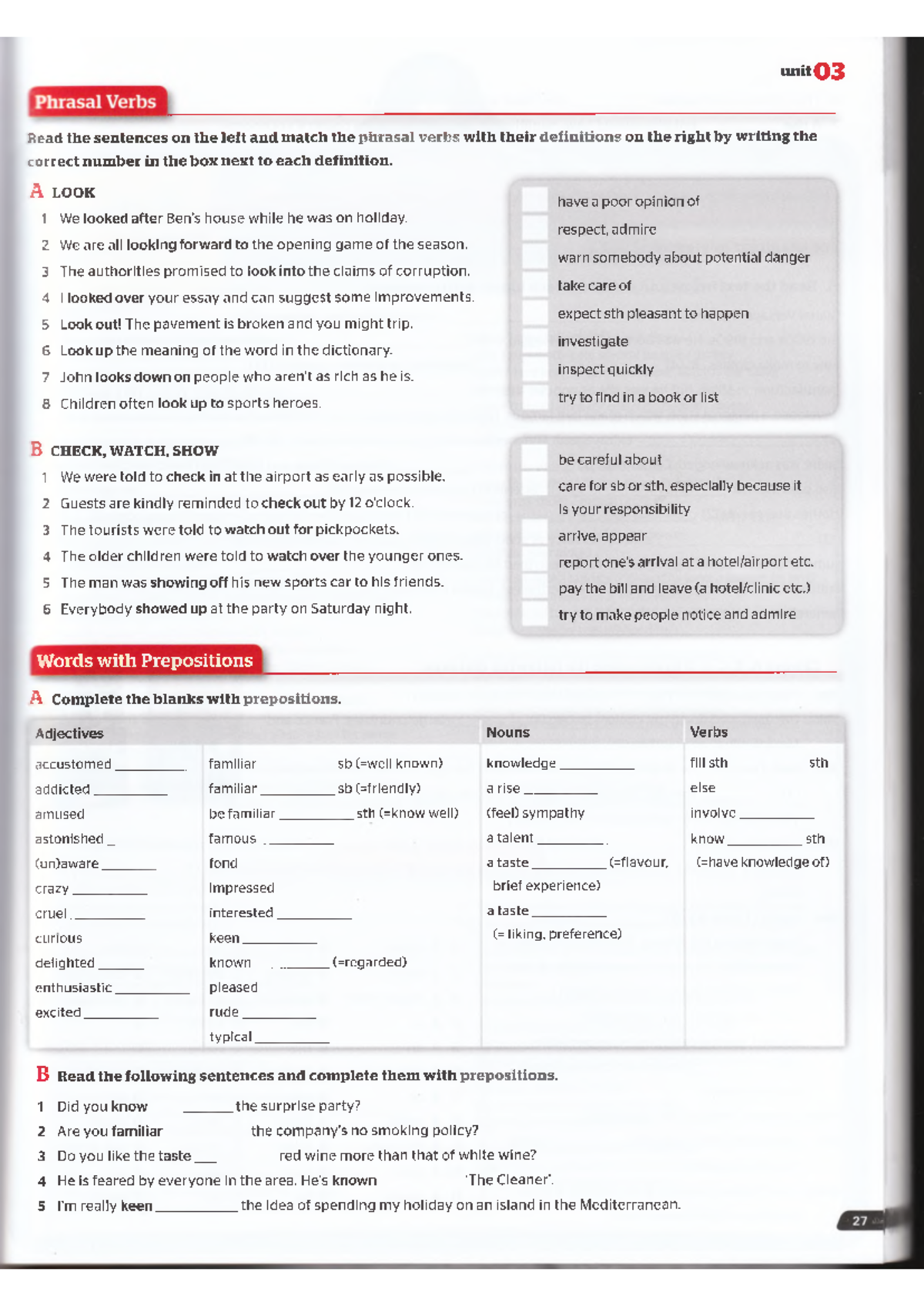 Use of english b2 for all exams student s book-27 - u nit Read the ...