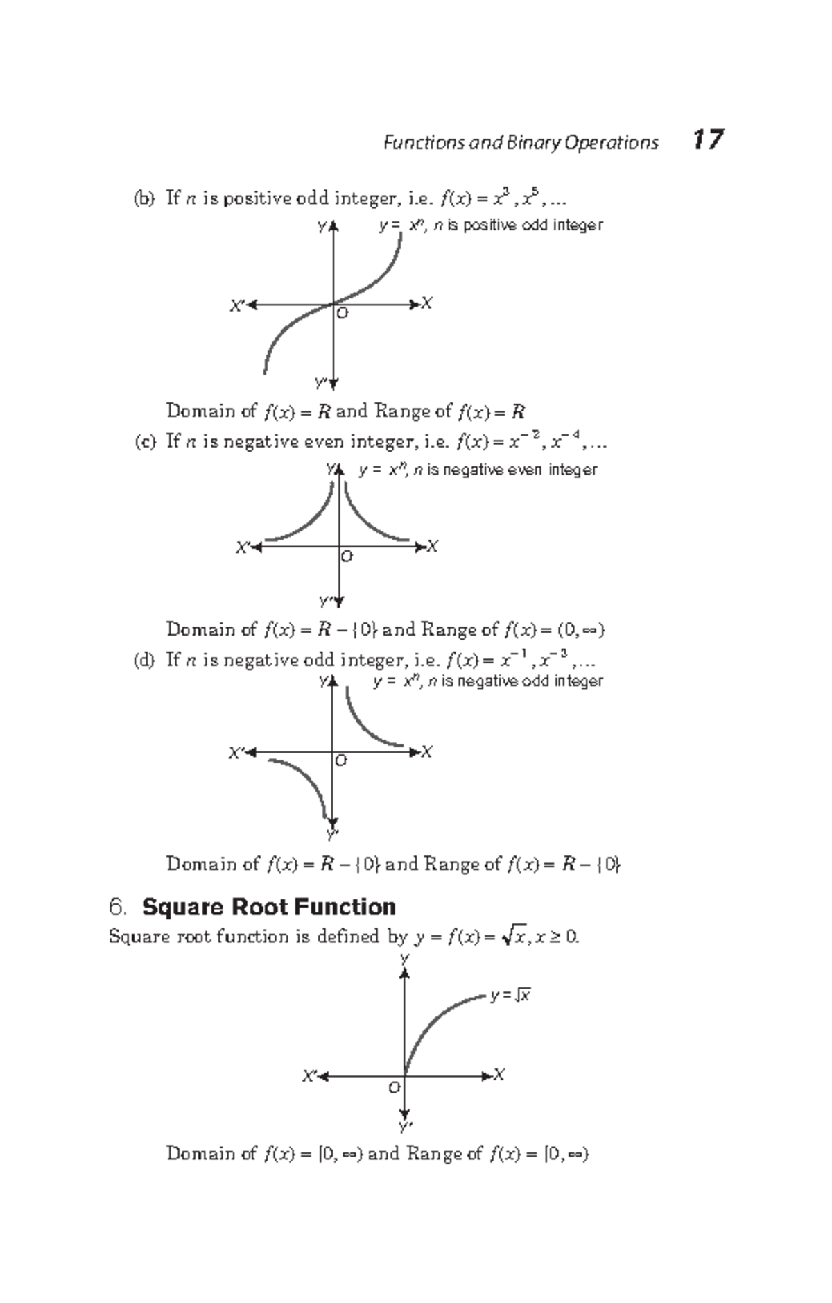 Mathematics notes-4 - (b) If n is positive odd integer, i. f x( ) = x 3 ...