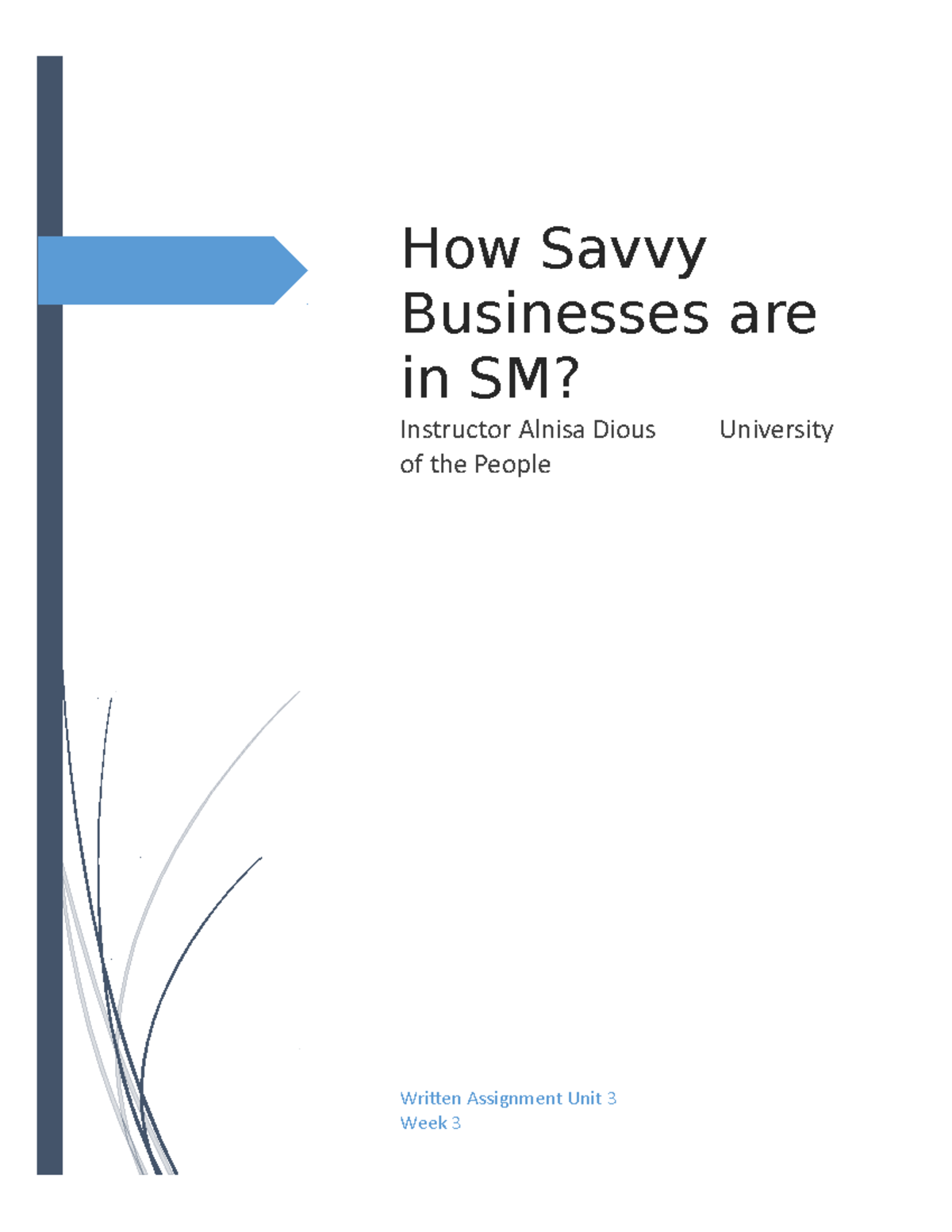 Written Assignment Unit - 3 - Written Assignment Unit 3 Week 3 How ...