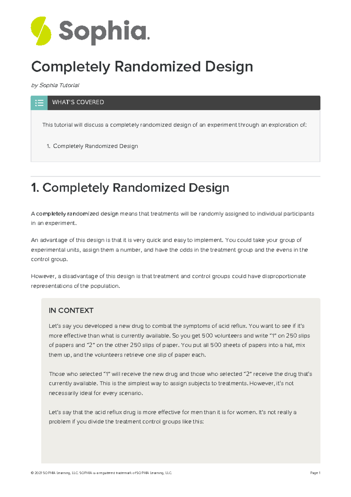 Completely randomized design Paper - Completely Randomized Design by ...
