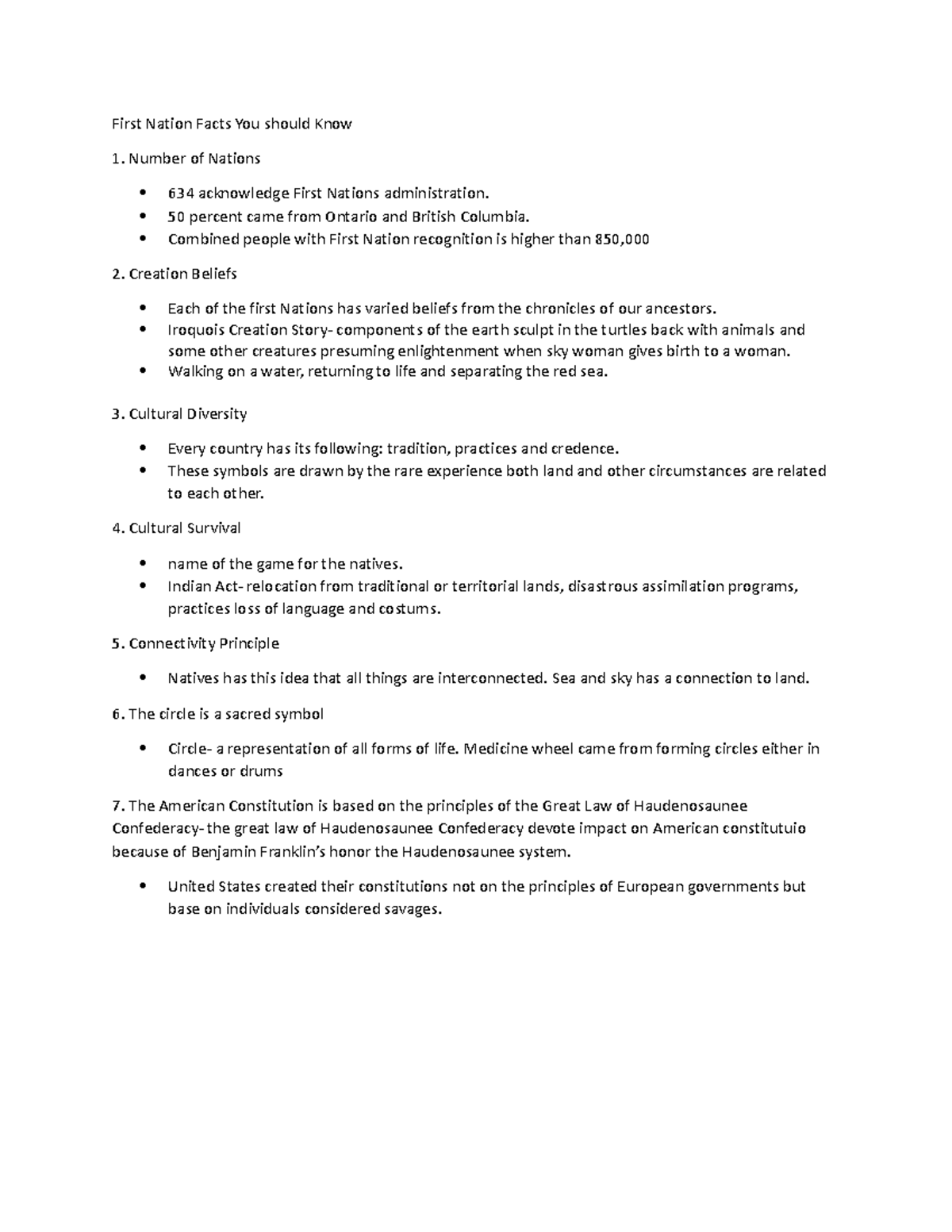 First Nation Facts You should Know - First Nation Facts You should Know ...