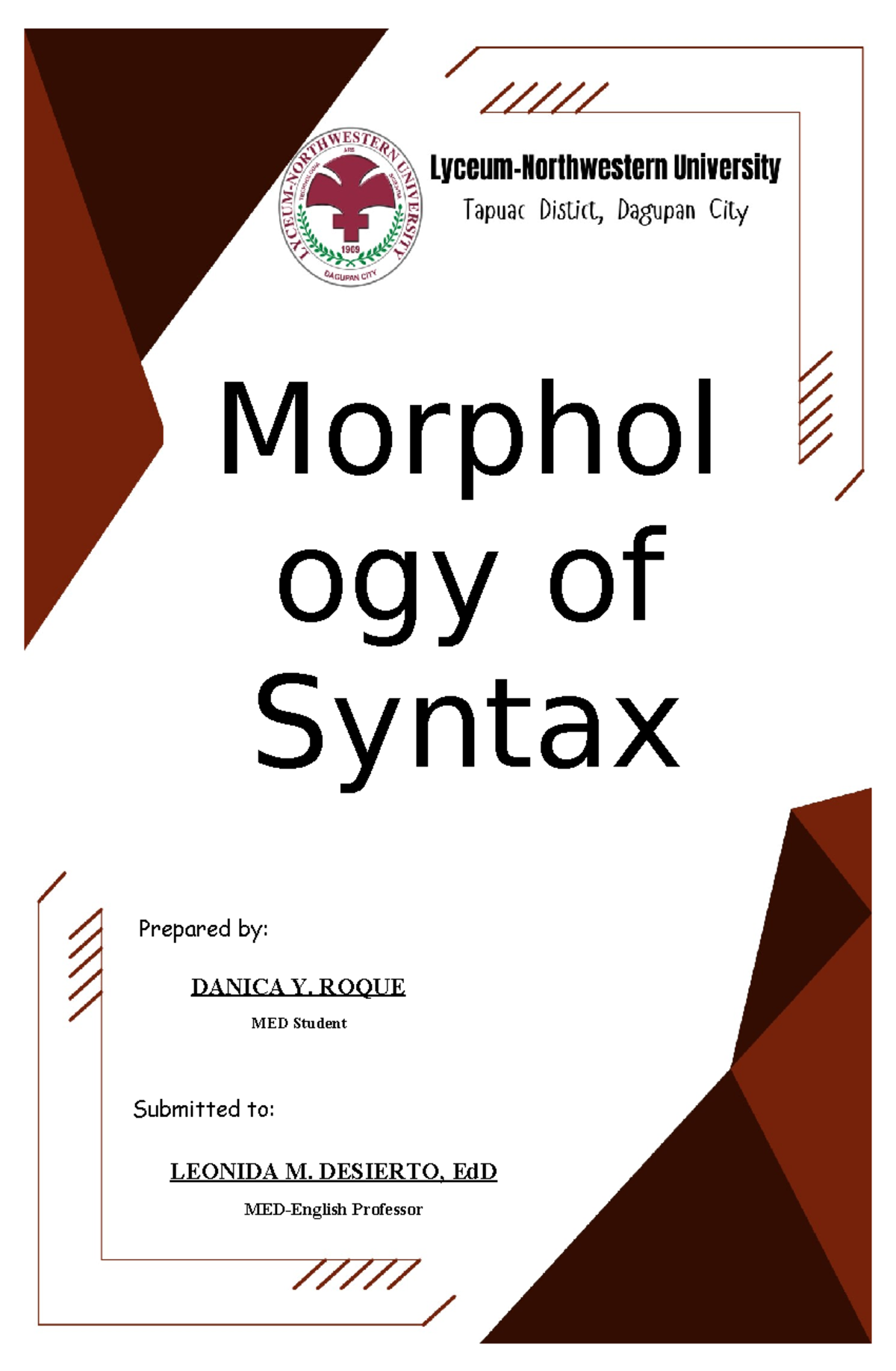 Outputs-IN-MED- English- Front- Cover- Softcopy - Morphol ogy of Syntax ...
