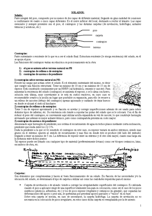 Unidad 9 - Solados - 1 SOLADOS: Solado: Parte integral del piso ...
