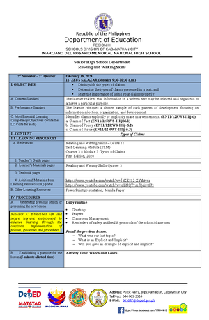 SDO City of Malolos Math5 Q4M1 Area of a Circle Ramirez EW ...
