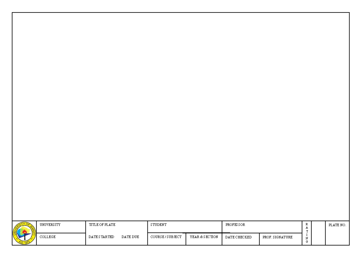 Template-with-name - drawing template - BS Civil Engineering ...