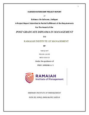 Manual- Mini Project-1 - Guidelines, Procedures and Rules for MBA -MINI ...