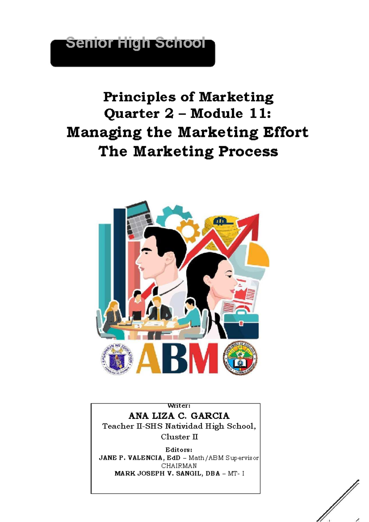 Principles of MArketing - Senior High School Principles of Marketing ...