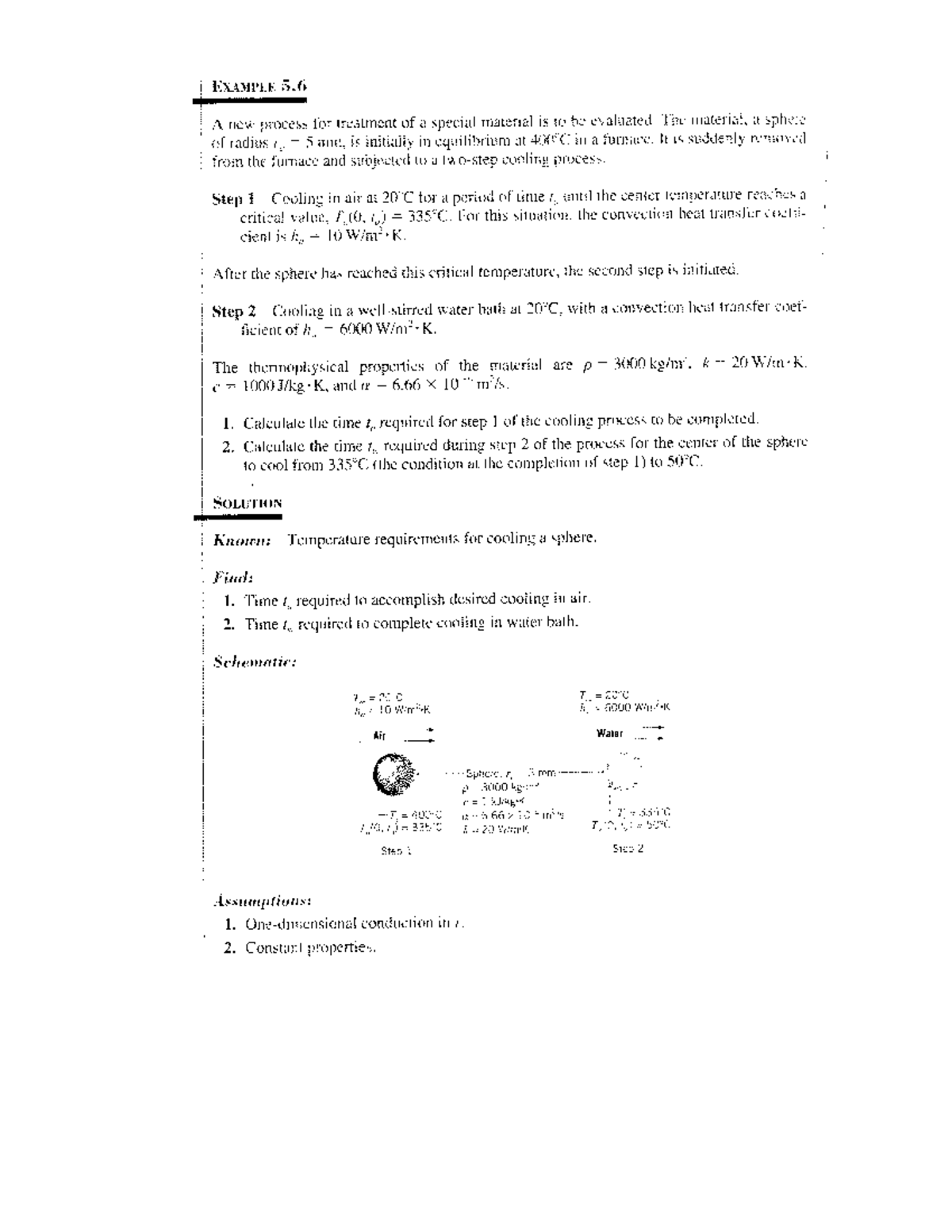 Problem 2 Chap5 Ex5 - Lumped capacitance and biot number - MECE3930U - Studocu