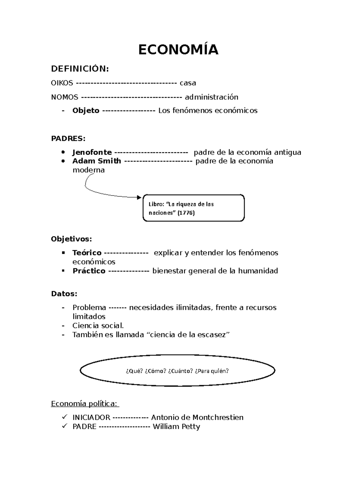 Introducción a letras - economia, filosofia e historia - ECONOMÍA ...