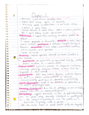 Chapter 3 Notes - PSYC 32100 - Studocu