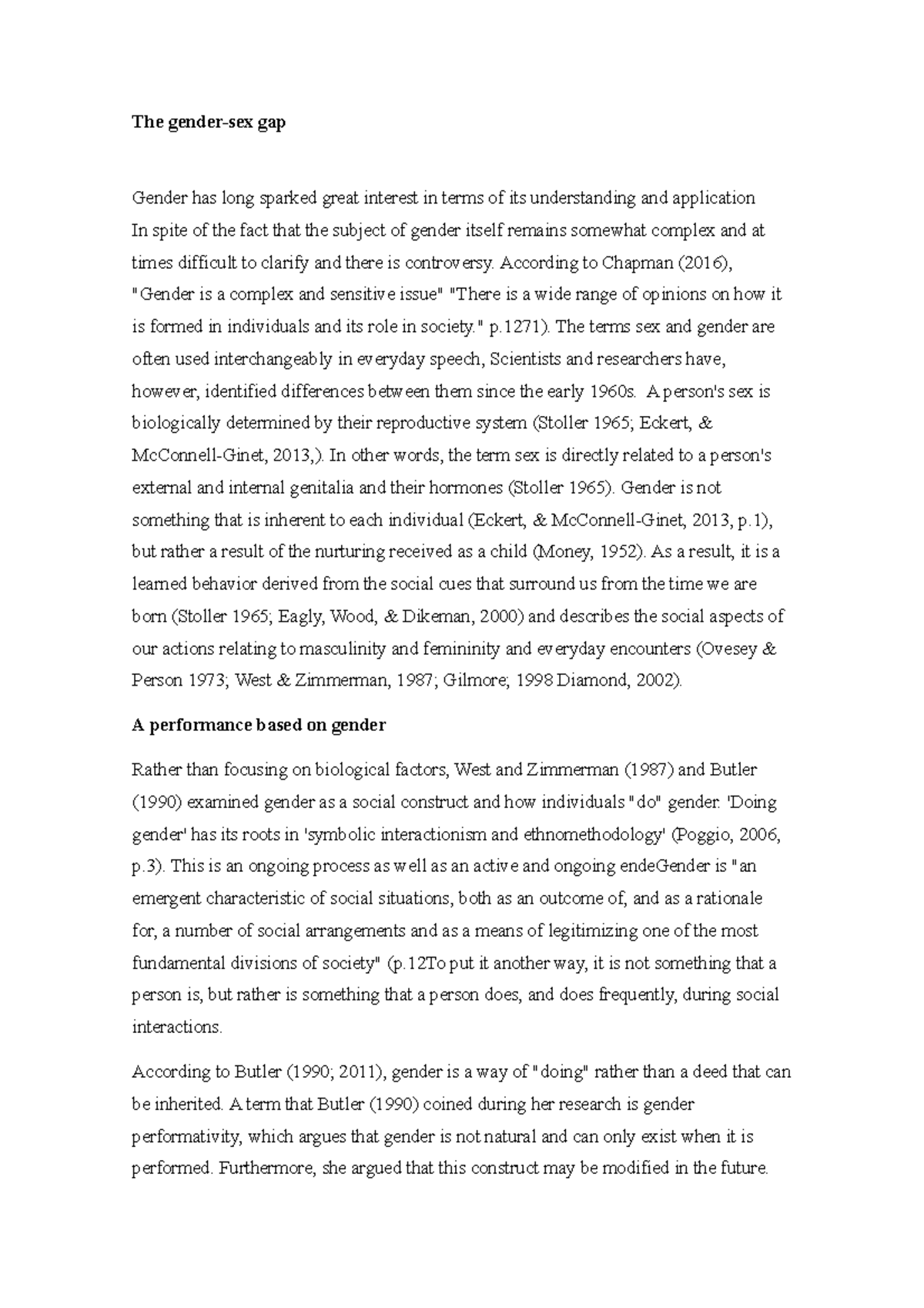 Gender Sex Gap Gender Sex Gap Analysis The Gender Sex Gap Gender Has Long Sparked Great