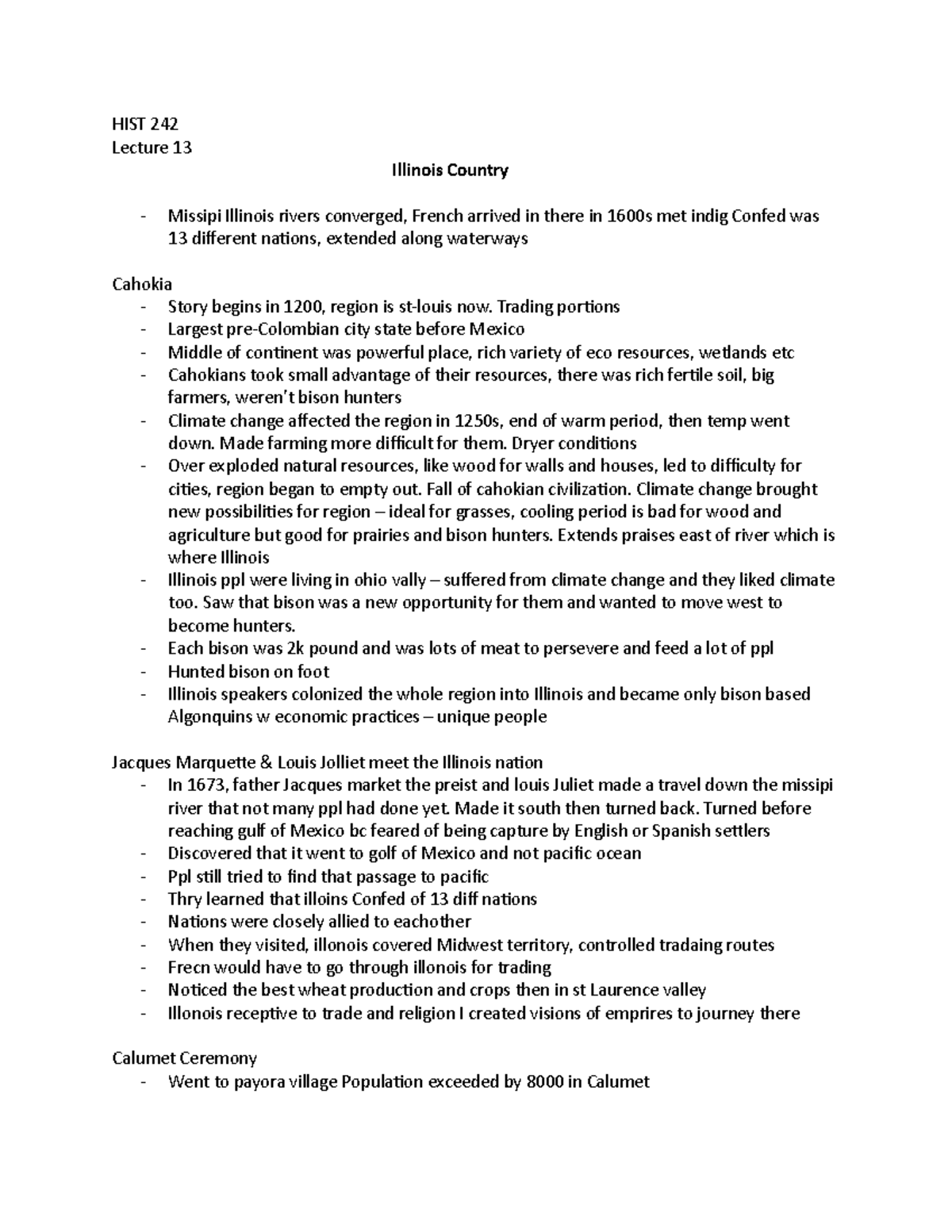 Illonois country - Global Indigenous Histories lesson 8 - HIST 242 ...