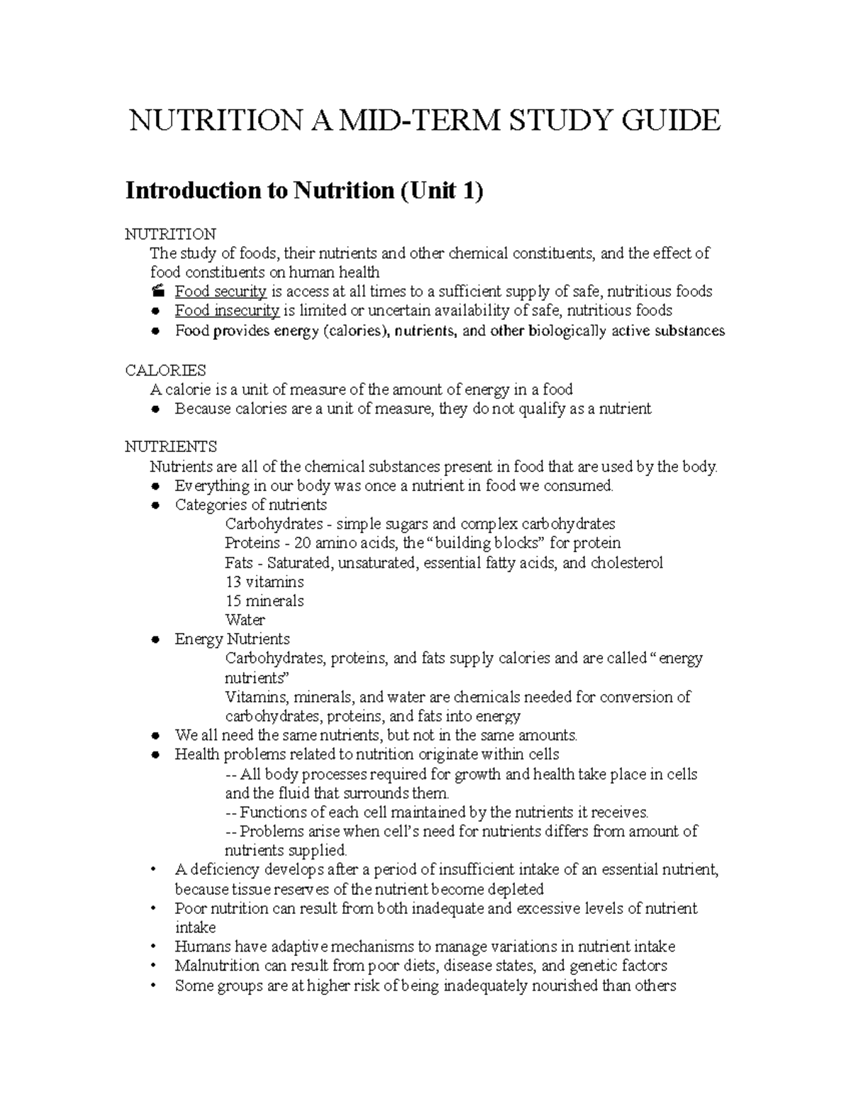 Introduction To Nutrition Study Guide Studocu introduction-to-nutrition-study-guide-studocu