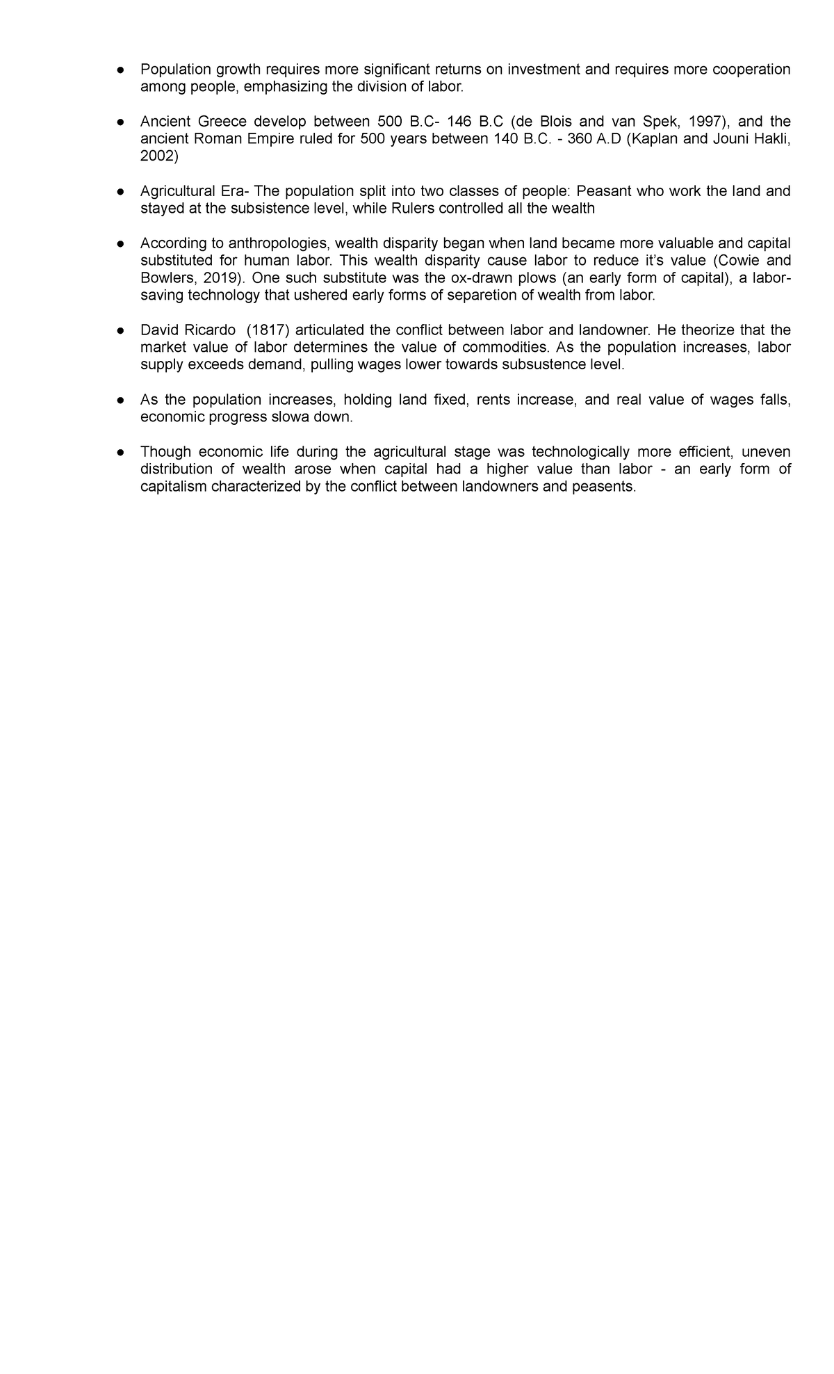 Entrep - Population growth requires more significant returns on ...
