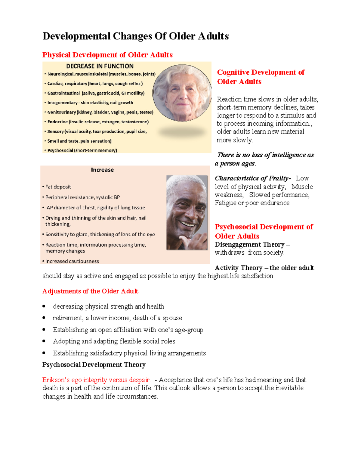 4.8 older adult - Tagged - Developmental Changes Of Older Adults ...