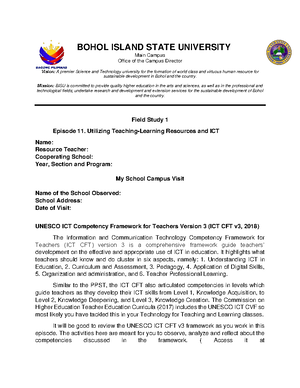 Lesson Plan - Republic of the Philippines BOHOL ISLAND STATE UNIVERSITY ...