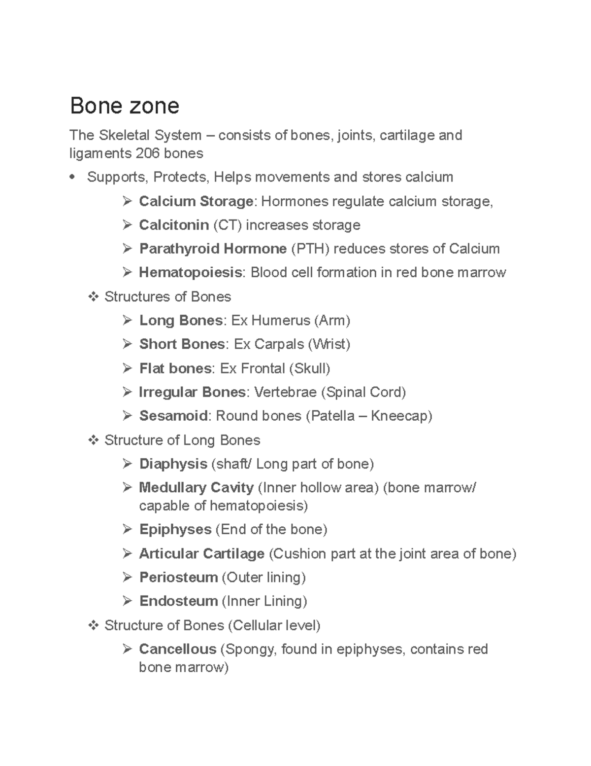 Bones Chapter 7 Skin and bones - Bone zone The Skeletal System ...