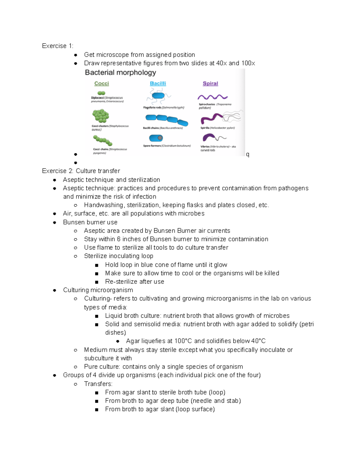 Lab Practical - Lecture notes 1-34 - Exercise 1: Get microscope from ...