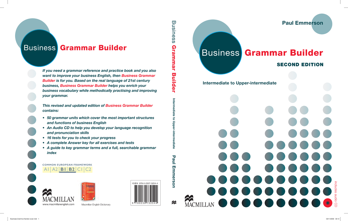 Business grammar builder - includes audio CD COMMON EUROPEAN FRAMEWORK ...