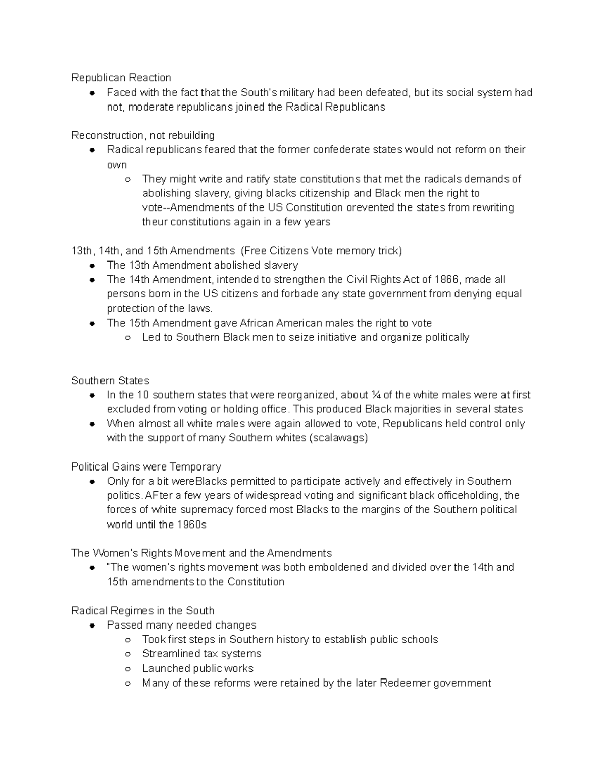 Notes for the Industrial Revolution - Republican Reaction Faced with ...