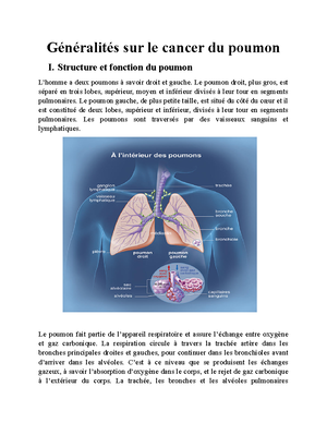 Les facteurs de risques - Le risque de survenue d’un cancer bronchique ...
