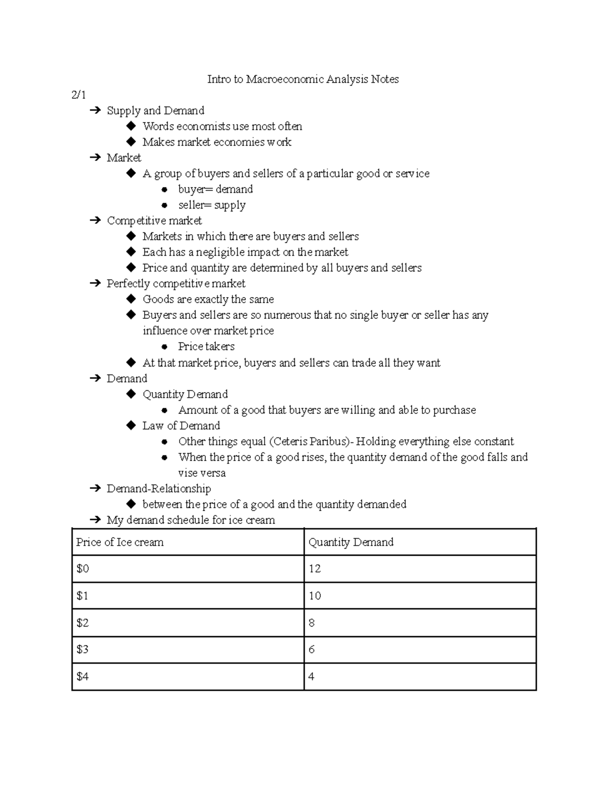 Intro to macroecon analy notes - Intro to Macroeconomic Analysis Notes ...