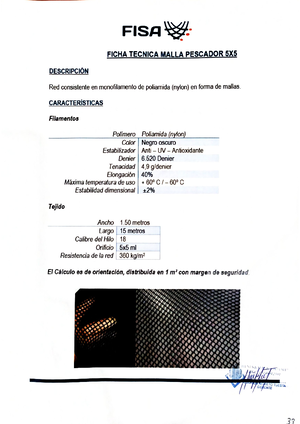Ficha Técnica Malla Hexagonal - La Malla Hexagonal de MALLAS & MALLAS E ...