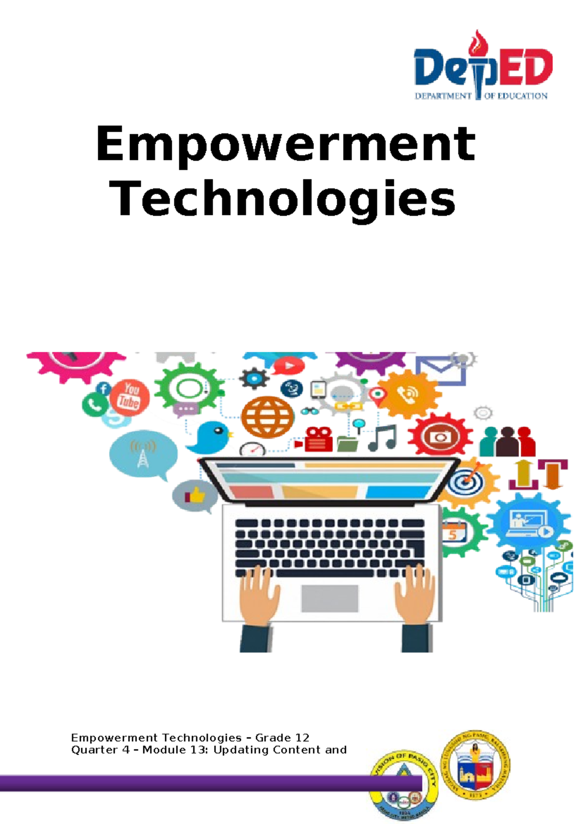 Emtech Material reviewer - Empowerment Technologies QUARTER 2 13 ...