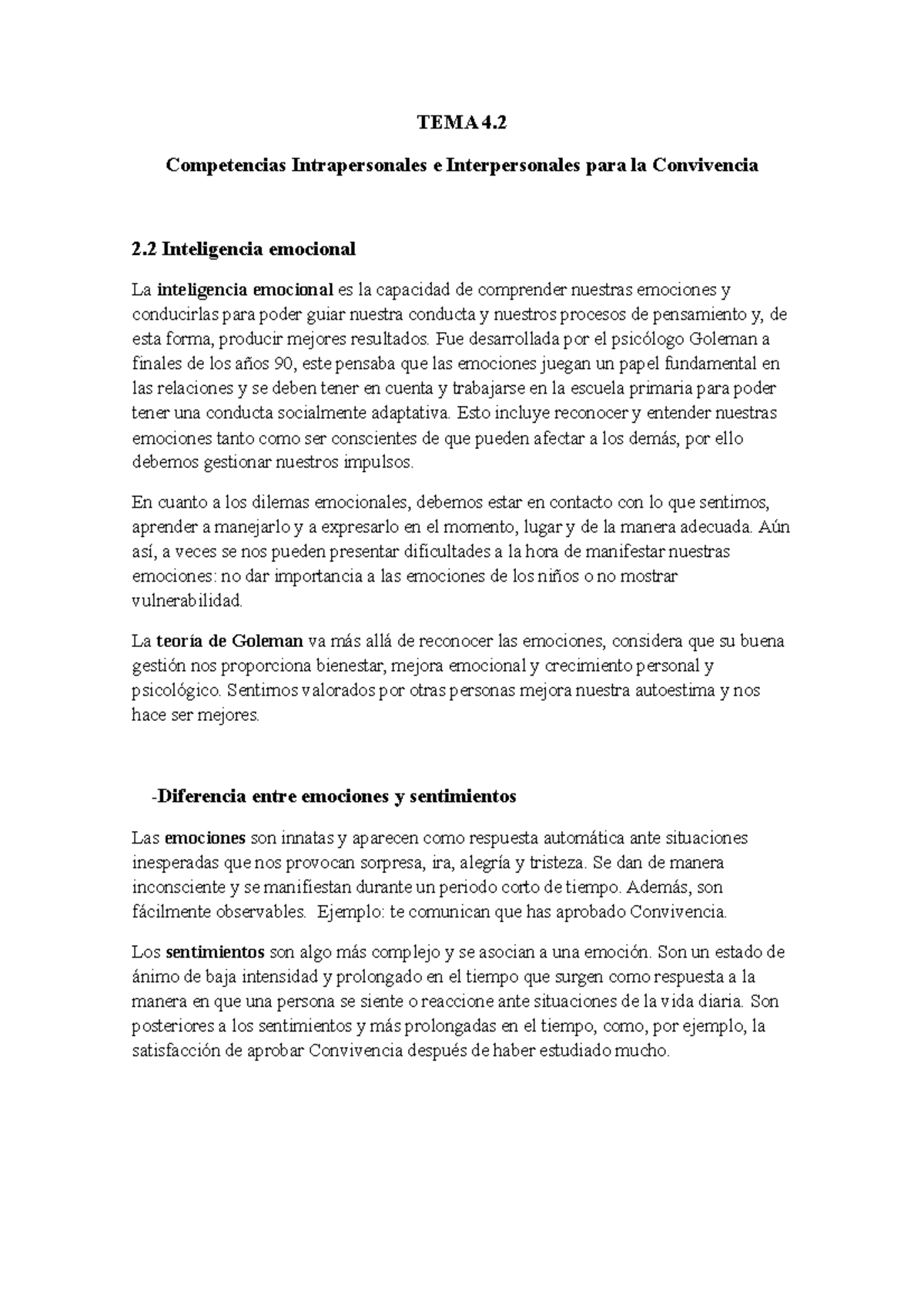 TEMA 4.2 Cnviv - Viva el Covid - TEMA 4. Competencias Intrapersonales e ...
