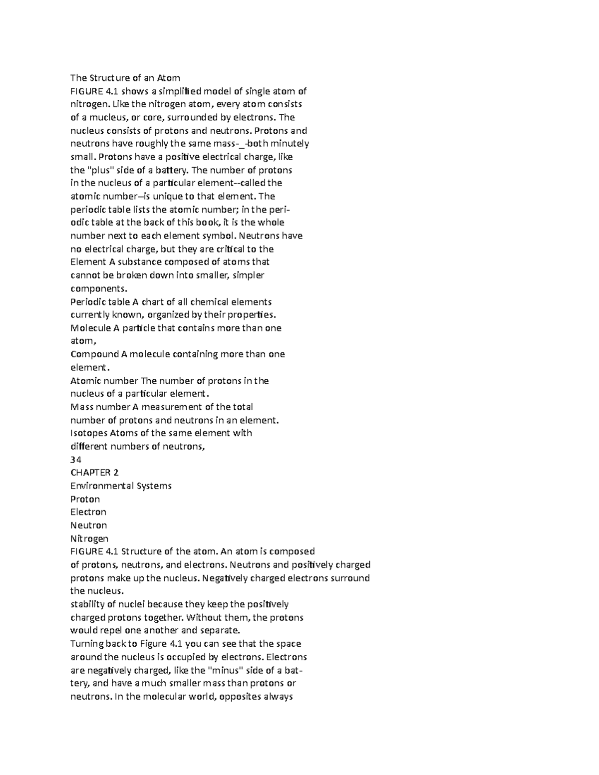 Structure of an atom - The Structure of an Atom FIGURE 4 shows a ...