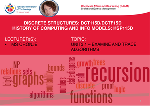 DCT HSP Formative - DCT Summative question paper to practice - Faculty ...