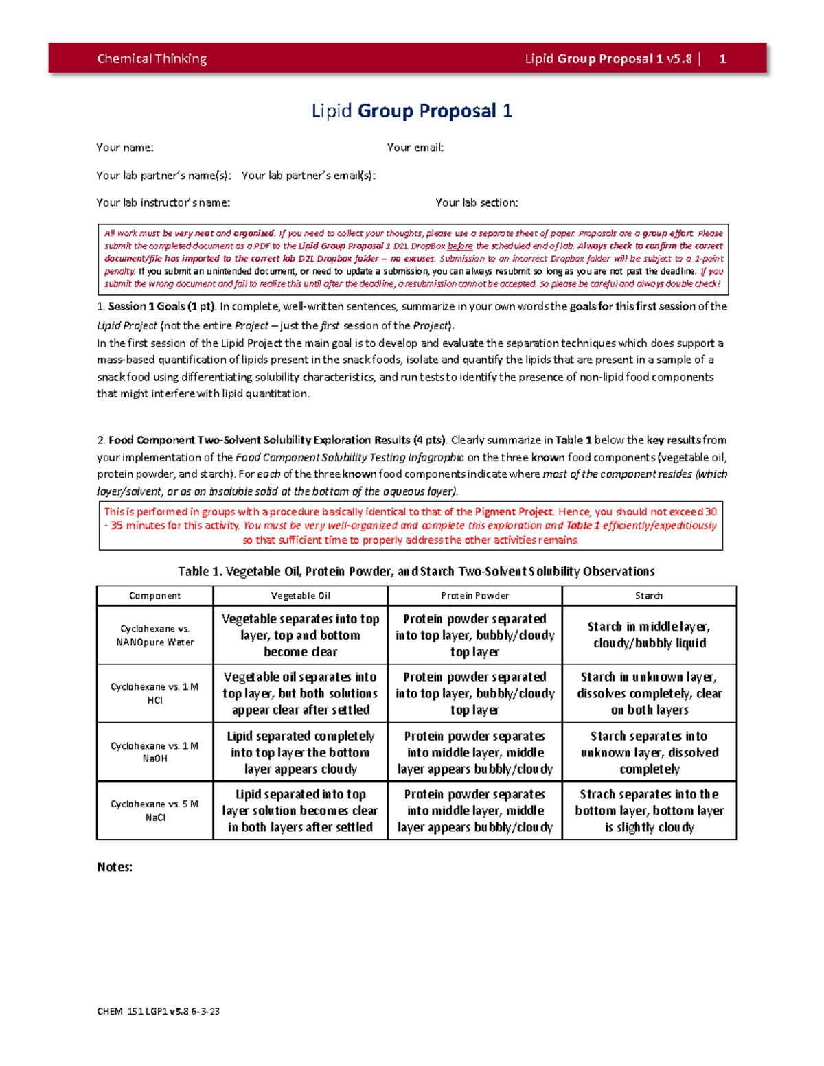 Lipid Group Proposal 1 v5 - Lipid Group Proposal 1 Your name: Your ...
