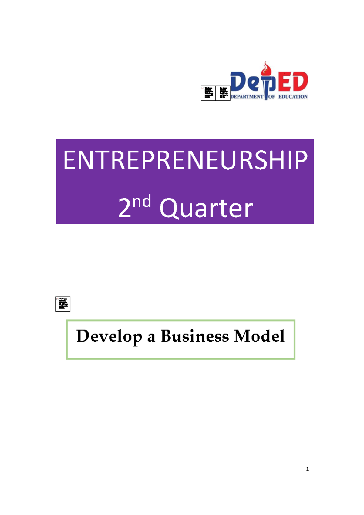 Entrepreneurship Q2 WEEK 3 - ENTREPRENEURSHIP 2 nd Quarter Develop a ...